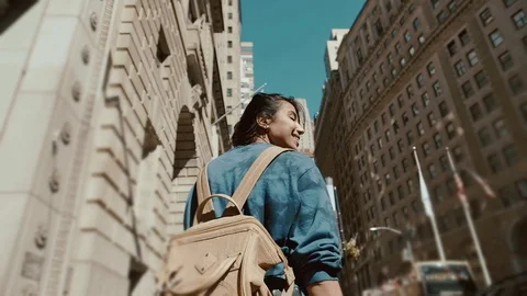 Travel Around The City. Tourism. Streets... | Stock Video | Pond5