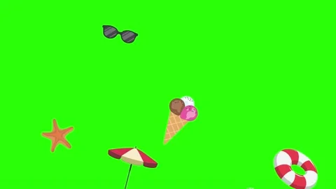 Vetorial Beach Elements Stock Videos – Royalty-Free HD & 4K Videos | Pond5