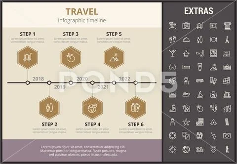 Infographic Icons Travel