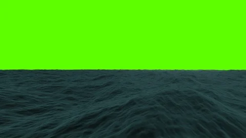Green Screen Ocean Stock Video Footage | Royalty Free Green Screen ...