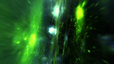 Traveling through dimensions, space back... | Stock Video | Pond5