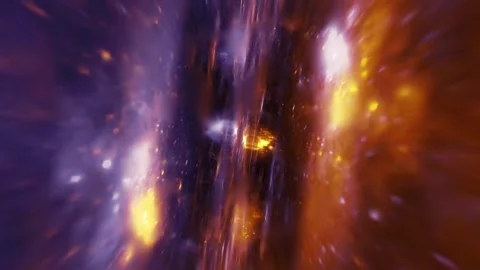 Traveling through the multiverse, Space ... | Stock Video | Pond5