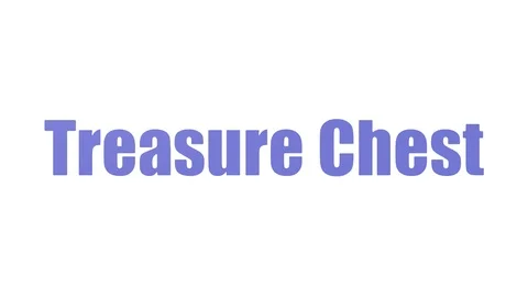 Treasure Chest Wordcloud Animated Isolat... | Stock Video | Pond5