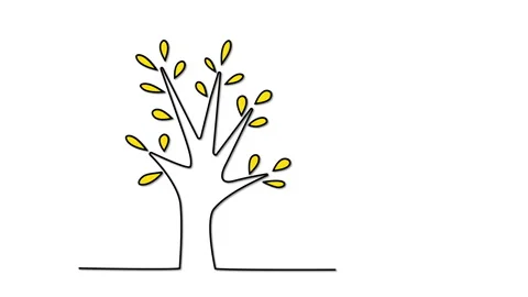 Tree Trunk Drawing Stock Videos – Royalty-Free HD & 4K Videos