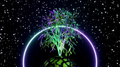 Tree Of Life animated symbol of sacred g... | Stock Video | Pond5