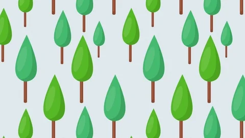 trees moving animation background seamle... | Stock Video | Pond5