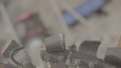 Trench excavation by tractor. Slow Motio... | Stock Video | Pond5