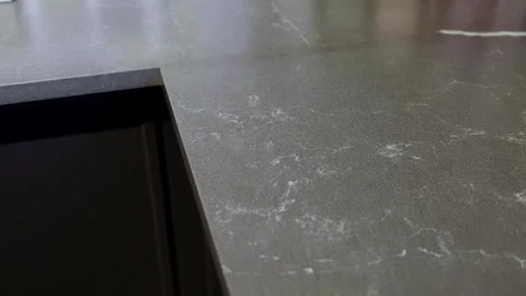 Trendy gray quartz stone with luxury bac... | Stock Video | Pond5