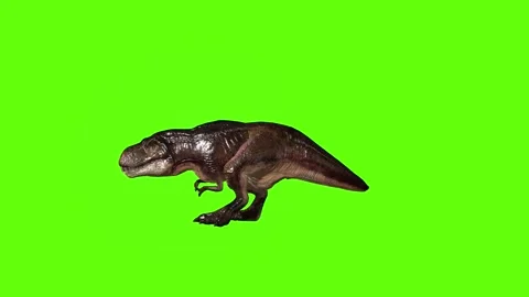 T.rex dinosaur human bite green screen a... | Stock Video | Pond5