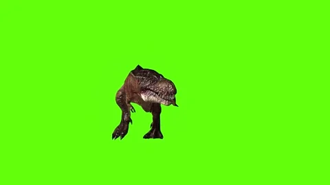 T Rex Green Screen Stock Footage ~ Royalty Free Stock Videos | Pond5