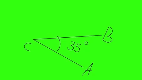 Triangle animation on green screen. | Stock Video | Pond5
