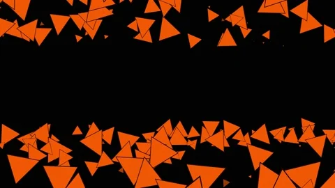 Triangle figure particle animation motio... | Stock Video | Pond5