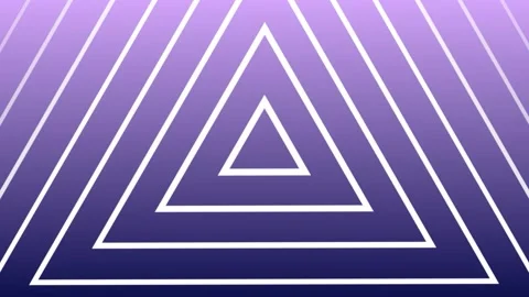 Triangle loop on a purple gradient backg... | Stock Video | Pond5