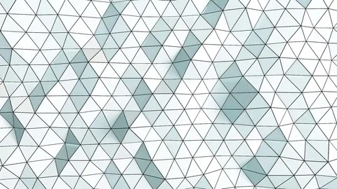 Triangle polygon animation. Abstract whi... | Stock Video | Pond5