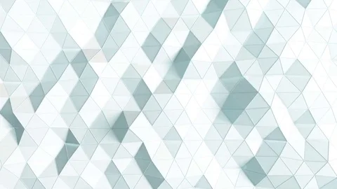 Triangle polygon animation. Abstract whi... | Stock Video | Pond5