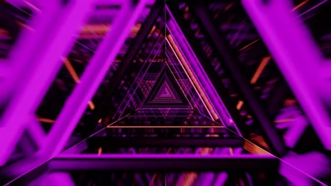 Triangle Purple Sci Fi Background Vj Loo Stock Video Pond5