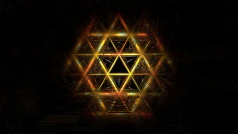 triangle tech background | Stock Video | Pond5