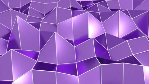 Triangular polygon mesh | Stock Video | Pond5