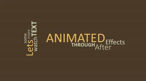 TriColor Kinetic Typography ~ After Effects #42757821