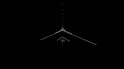 Trigonous white motion laser lines effec... | Stock Video | Pond5