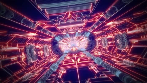 Trilateral Advanced Technology Portal 4k... | Stock Video | Pond5