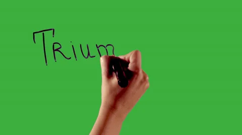 Green Screen Hand Handwriting Stock Video Footage | Royalty Free Green ...