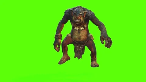 Troll Walking Green Screen Animation and... | Stock Video | Pond5