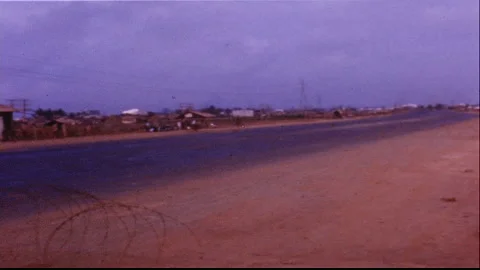 Troop Runs Across Street by Roadblock Sa... | Stock Video | Pond5