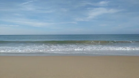 Tropical Beach Small Tide Balneario Camb... | Stock Video | Pond5