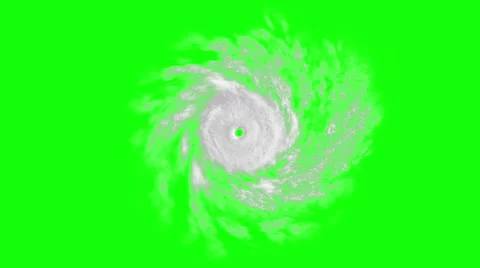 Tropical cyclone on green screen, CG ani... | Stock Video | Pond5