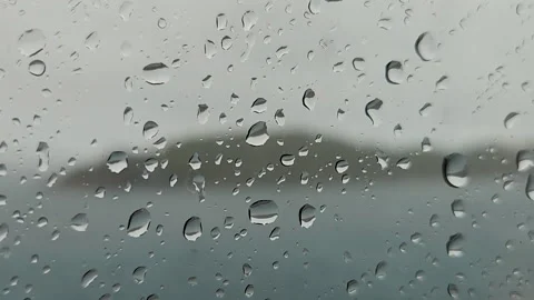 Tropical heavy rain storm window of crui... | Stock Video | Pond5