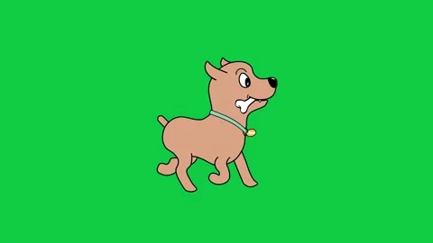 Trotting Dog Walk Cycle Animation | Stock Video | Pond5