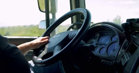 Man Truck Driver Stock Video Footage | Royalty Free Man Truck Driver ...