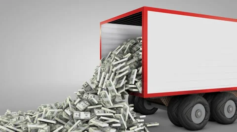 Truckload of Money | Stock Video | Pond5