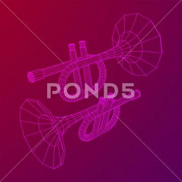 Trumpet pipe fife musiacal instrument vector illustration ~ Clip Art ...