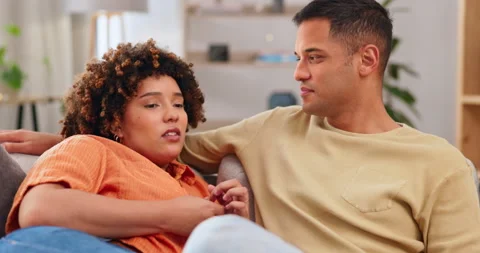 Trust, empathy and a couple talking on a... | Stock Video | Pond5