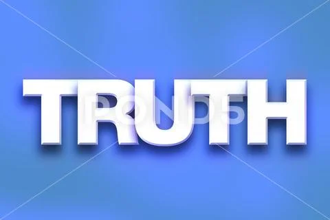 Truth Concept Colorful Word Art ~ Clip Art #70253631