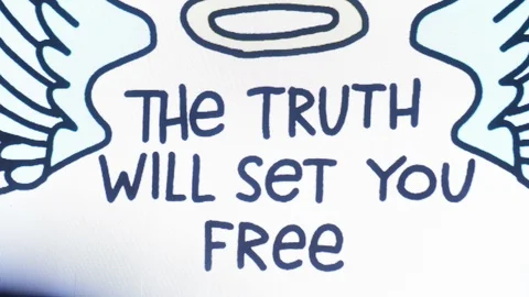 The Truth Will Set You Free. Motivationa... | Stock Video | Pond5