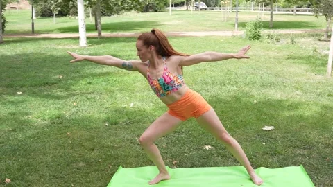 Standing Yoga Poses Stock Videos – Royalty-Free HD & 4K Videos | Pond5