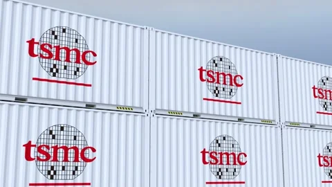 TSMC logo Proudly Representing Shipping ... | Stock Video | Pond5