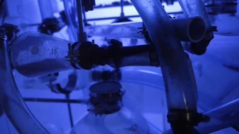 Tubular Hoses Ant Farm Blue Light Horror... | Stock Video | Pond5