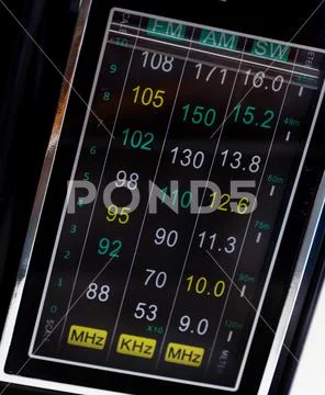 Tuning Analog Radio Dial Frequency on Scale of the Vintage Receiver ...