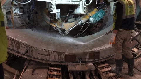 Tunnel Boring Machine Stock Footage ~ Royalty Free Stock Videos | Pond5