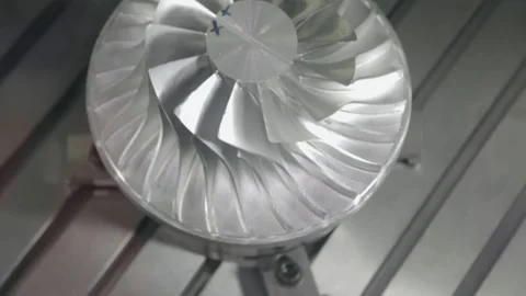 Turbine Blade Probe Test | Stock Video | Pond5