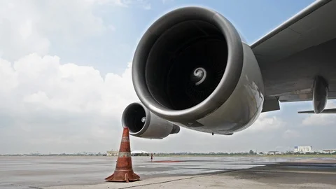 Jet Engine Blade Stock Footage ~ Royalty Free Stock Videos | Pond5