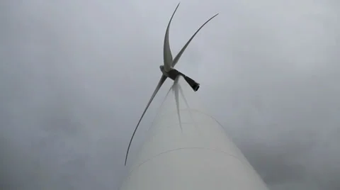 Turbine Windmill in motion | Stock Video | Pond5