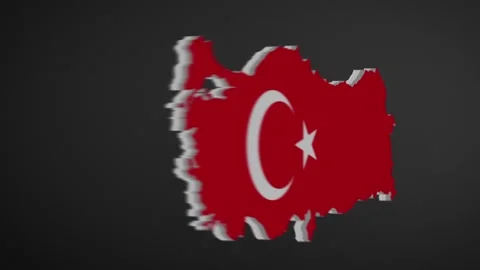 Turkey Border Map Intro Animation | Stock Video | Pond5