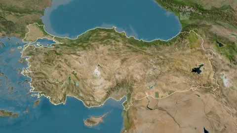 Zoom To Earth Turkey Stock Video Footage | Royalty Free Zoom To Earth ...