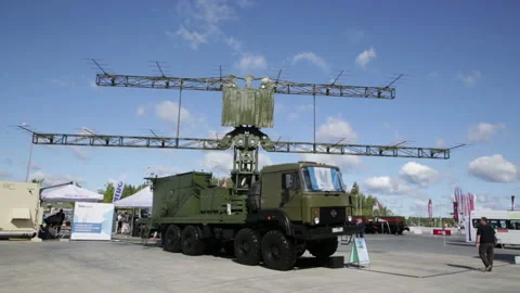 The turned on rotating radar | Stock Video | Pond5