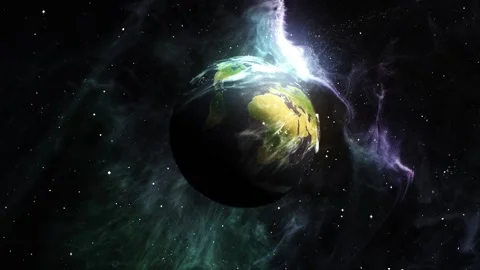 turning earth background , loop-able 3d ... | Stock Video | Pond5